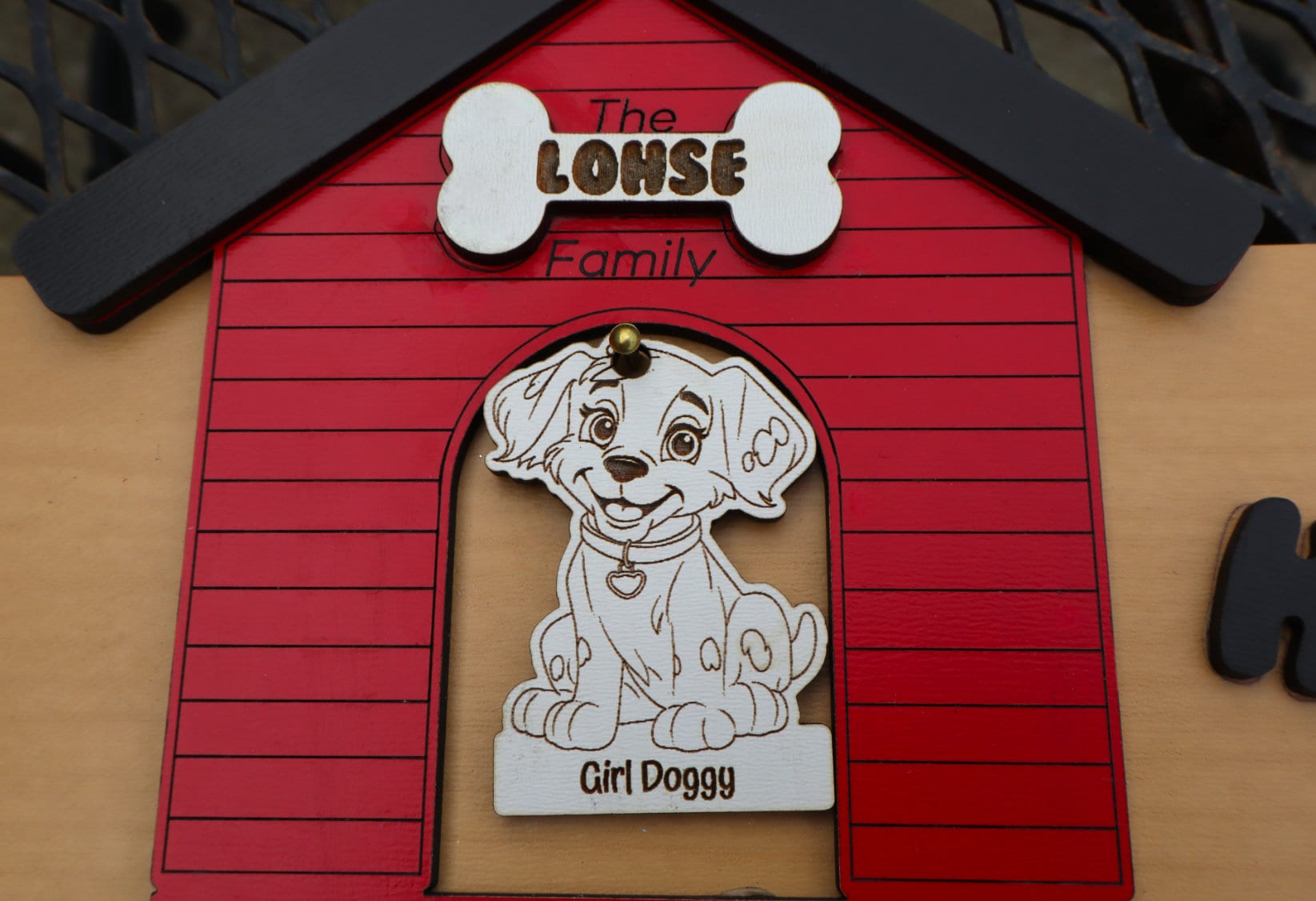 Personalized Family Dog House Plaque *behavior Helper*custom*retro ...
