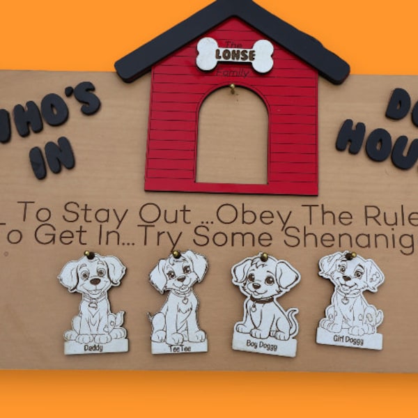 Custom Dog House Plaque - Etsy
