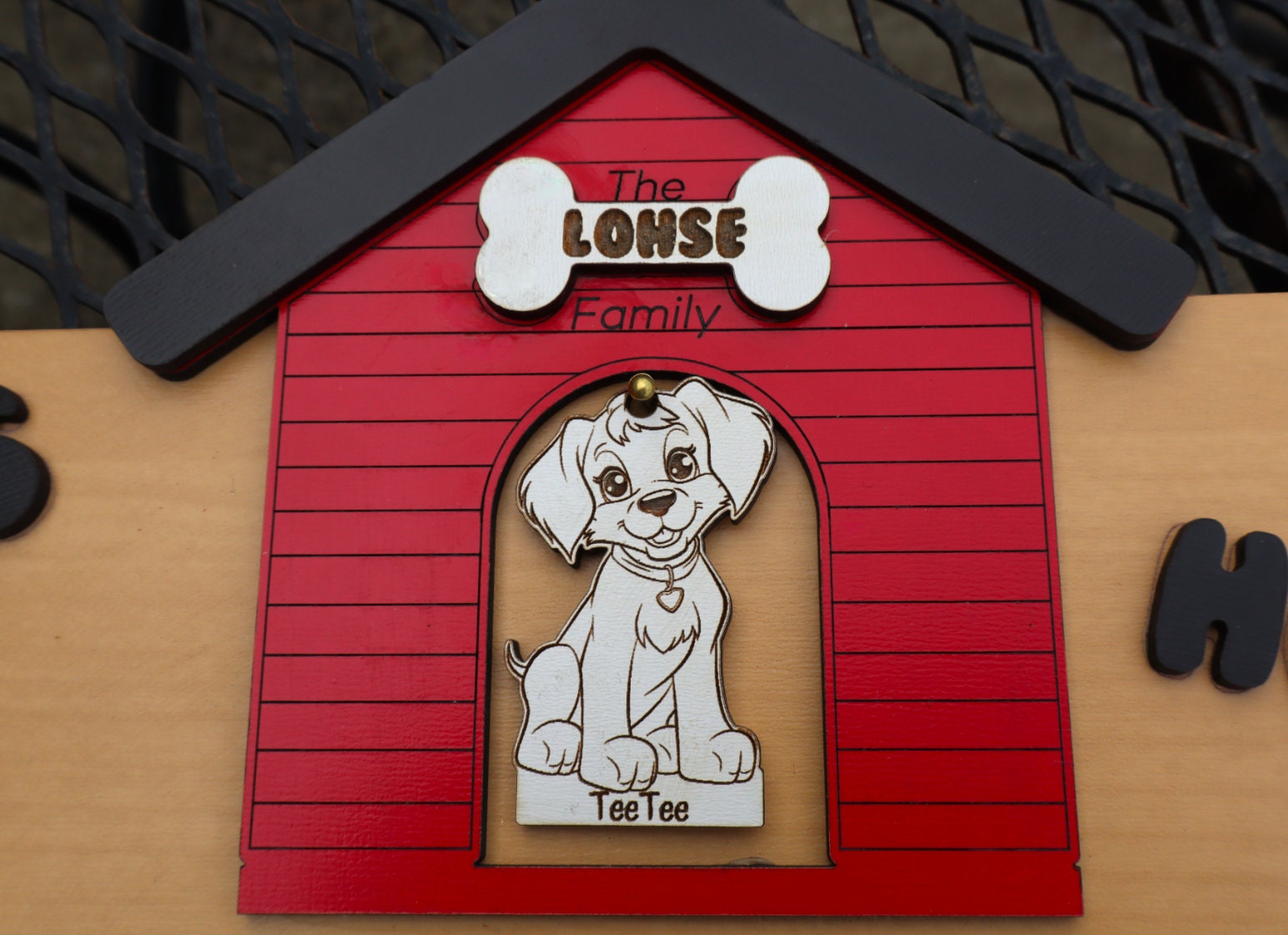 Personalized Family Dog House Plaque *behavior Helper*custom*retro ...