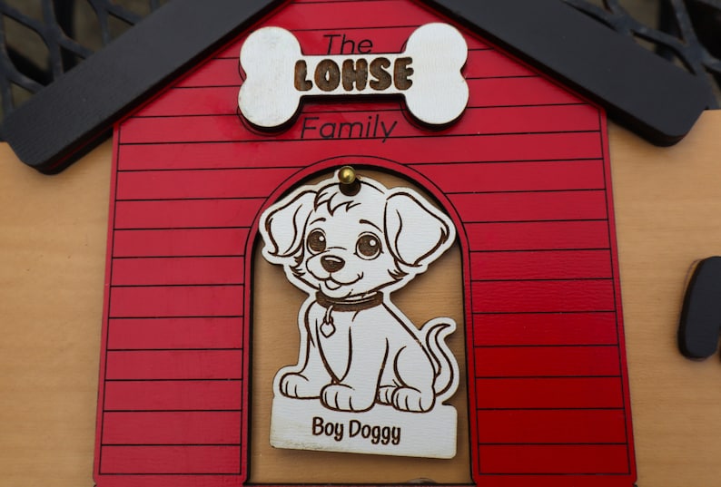 Personalized Family Dog House Plaque *behavior Helper*custom*retro ...