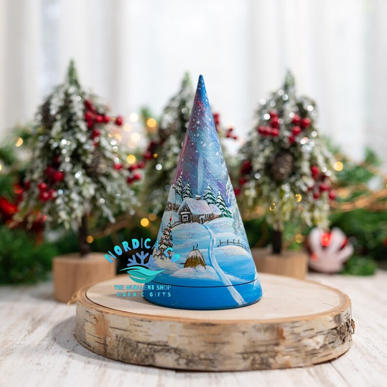 Nesting Cone , Stacking Cone , Nesting Doll , Winter Wonderland ...
