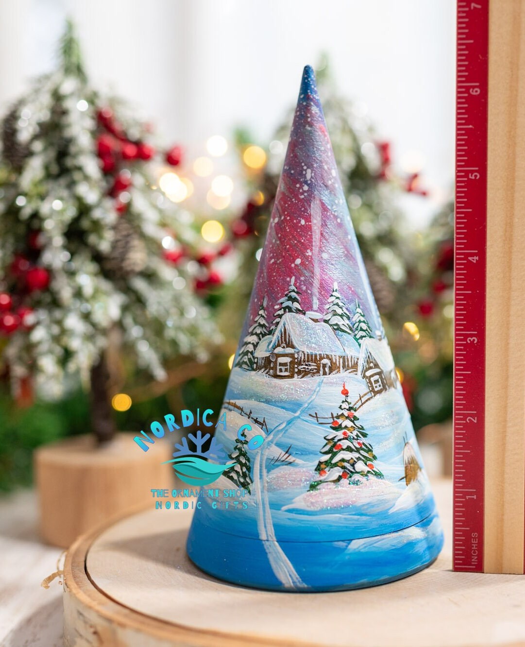 Nesting Cone , Stacking Cone , Nesting Doll , Winter Wonderland ...