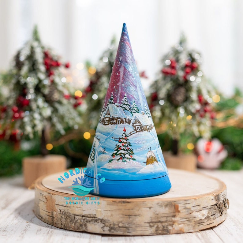 Nesting Cone , Stacking Cone , Nesting Doll , Winter Wonderland ...
