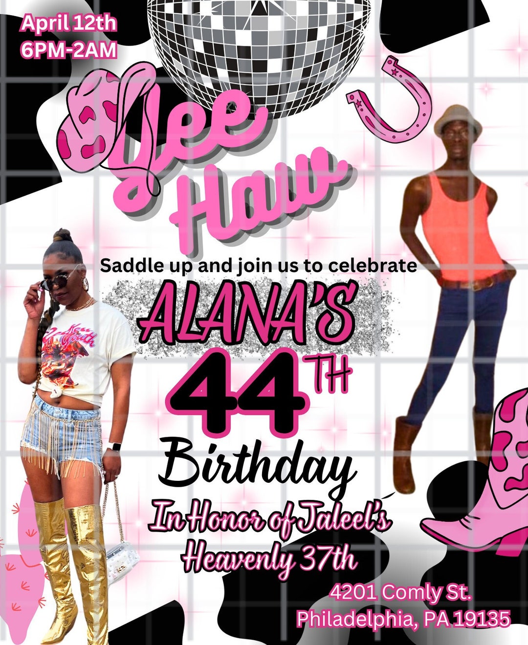 Yee Haw Party Invitation - Etsy