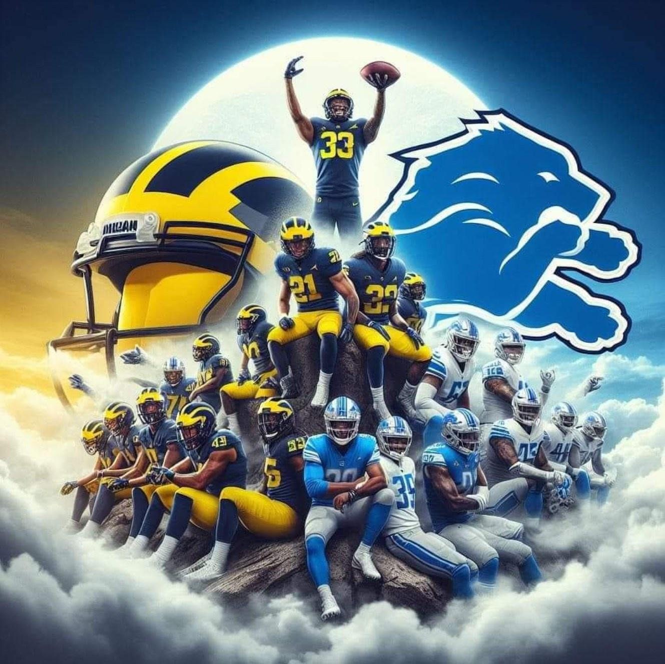 Detroit Lions Digital Backdrops. - Etsy