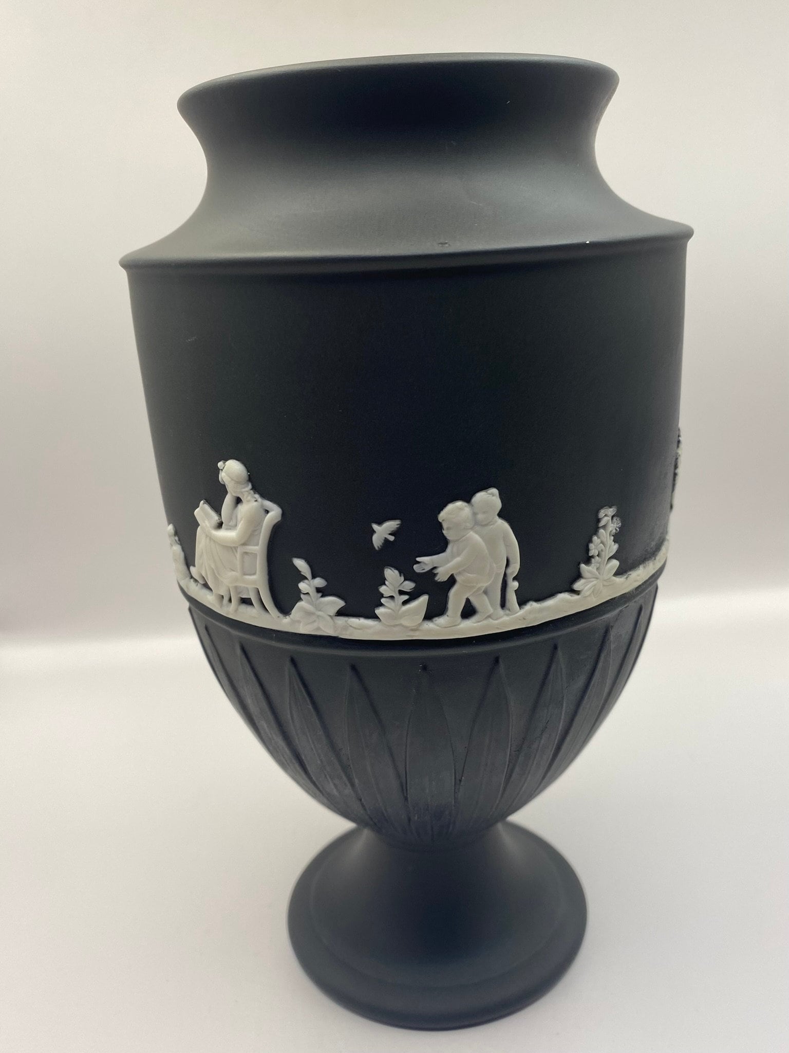 Antique Black Wedgwood Jasperware Urn Shaped Vase - Etsy