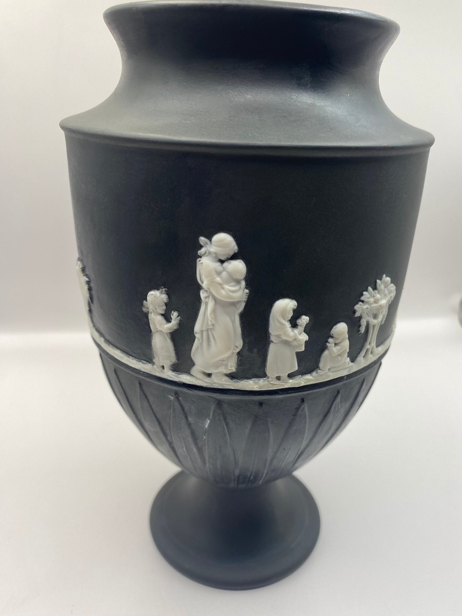 Antique Black Wedgwood Jasperware Urn Shaped Vase - Etsy