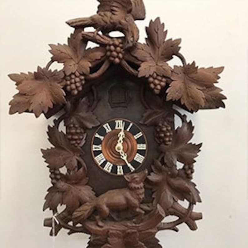Large Black Forest Cuckoo Clock - Etsy