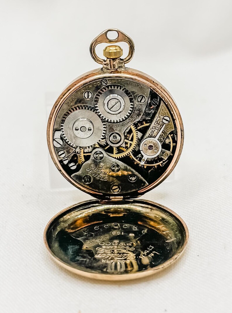 Meric Rose Gold Ladies Watch Pendant – Vintage Swiss Timepiece - Etsy