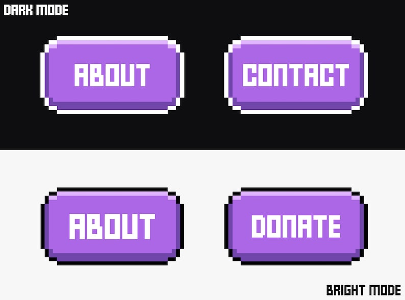 Pixel Twitch Panels Retro 8bit Pixel Art Stream Pack - Etsy