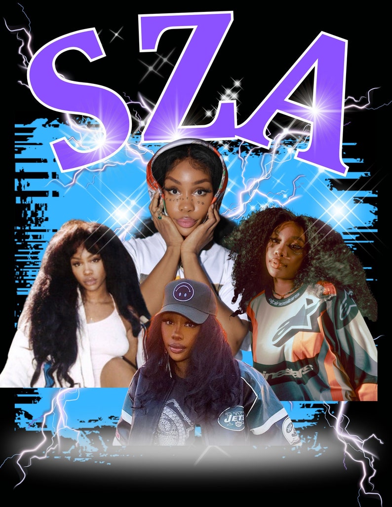 Sza PNG, SZA Png Digital Download File Sublimation, Svg File, PNG ...