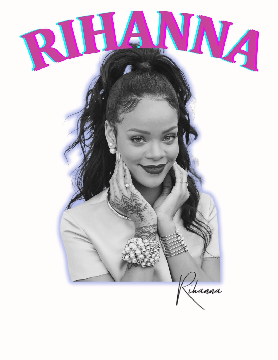 Rihanna Png Digital Download File Sublimation, Rihanna PNG, Svg File ...