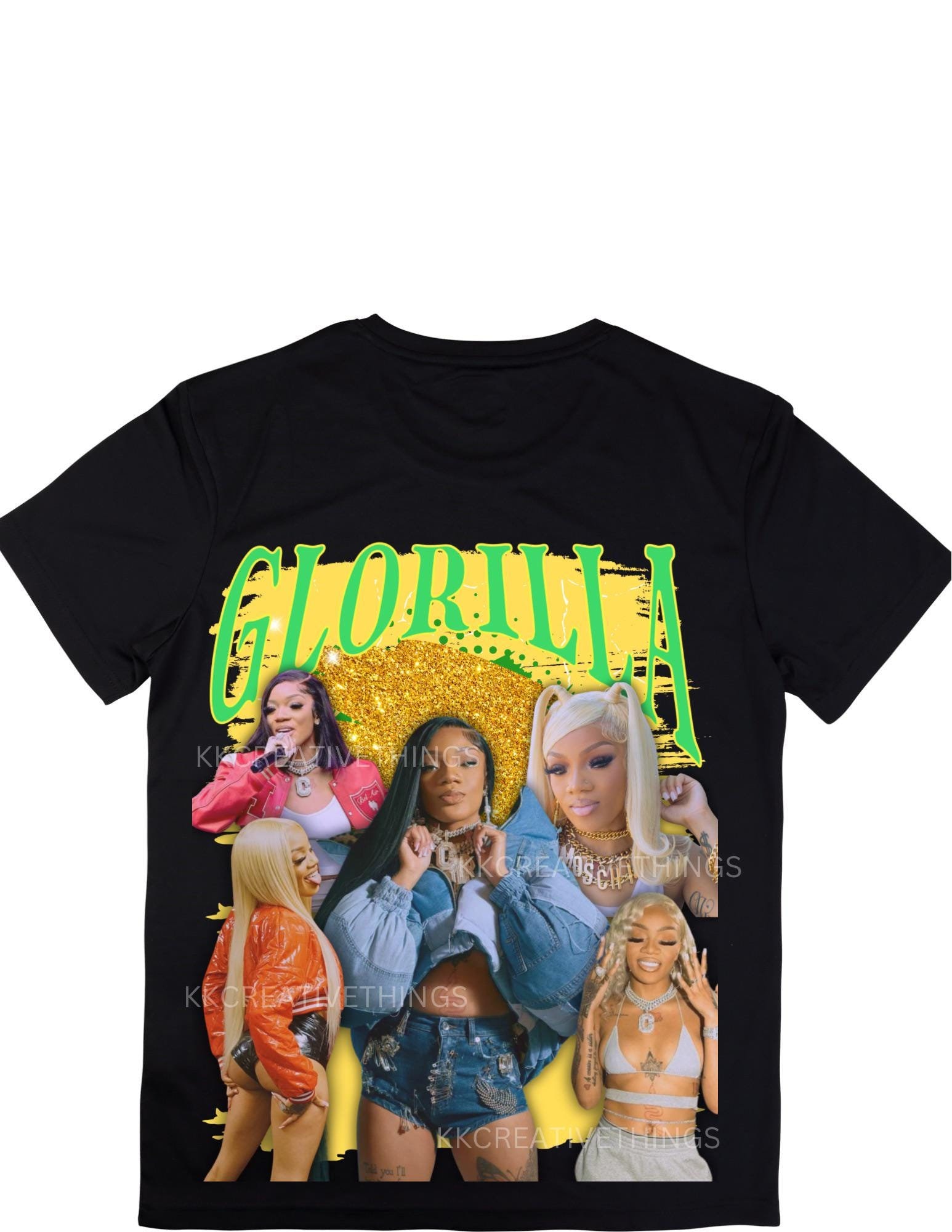 Glorilla Png| Yeaa Glo| Rapper Graphic Tee|glorilla Bootleg Tee - Etsy
