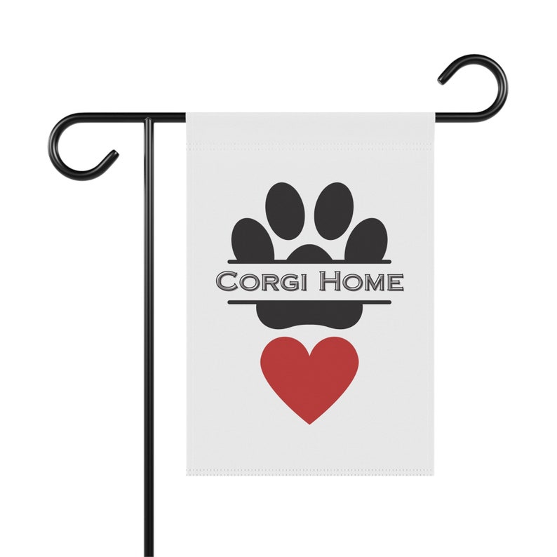 Corgi Home Garden Flag Welcome Flag Welcome Friends Corgi - Etsy