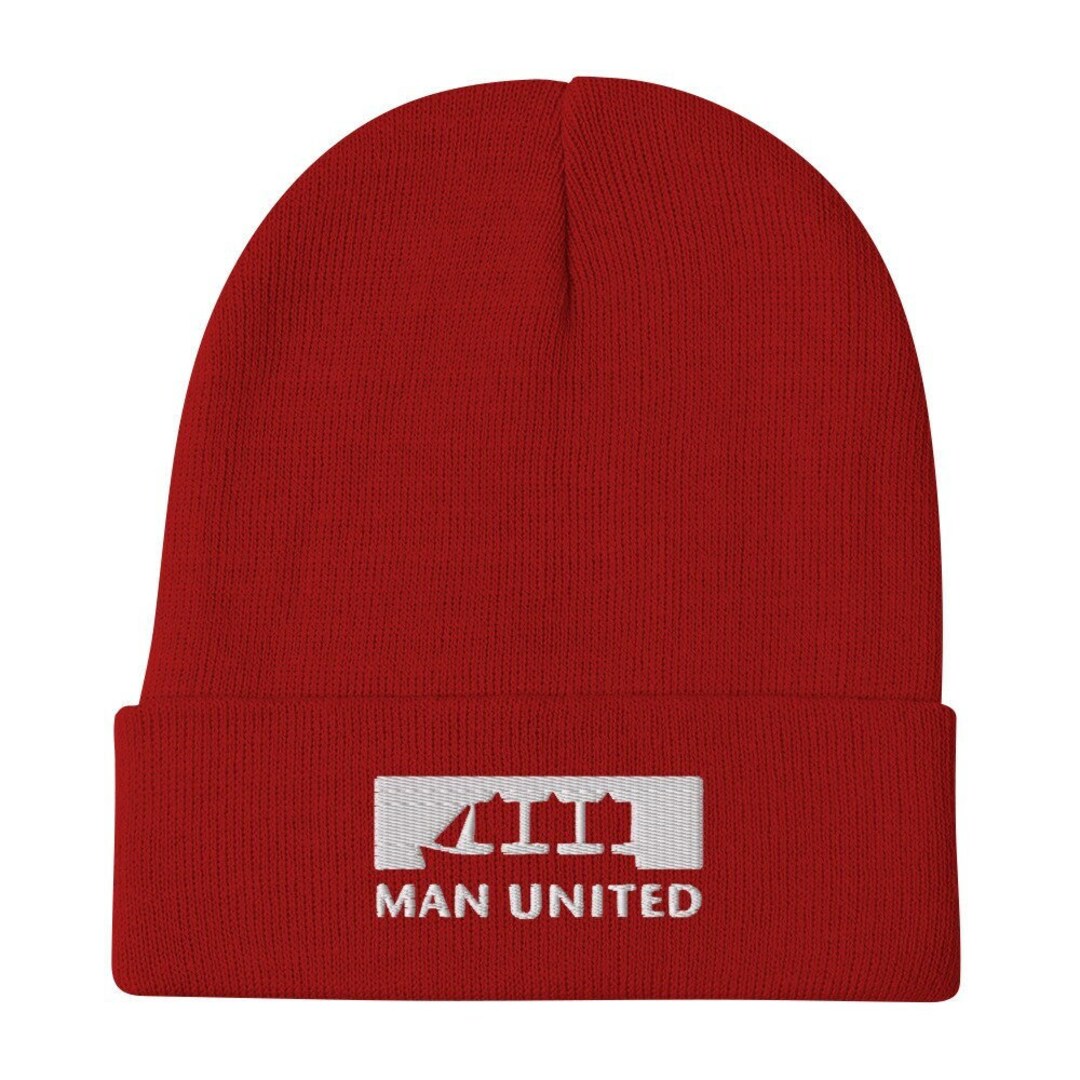 Manchester United Three-mast Ship - Embroidered Beanie - Etsy