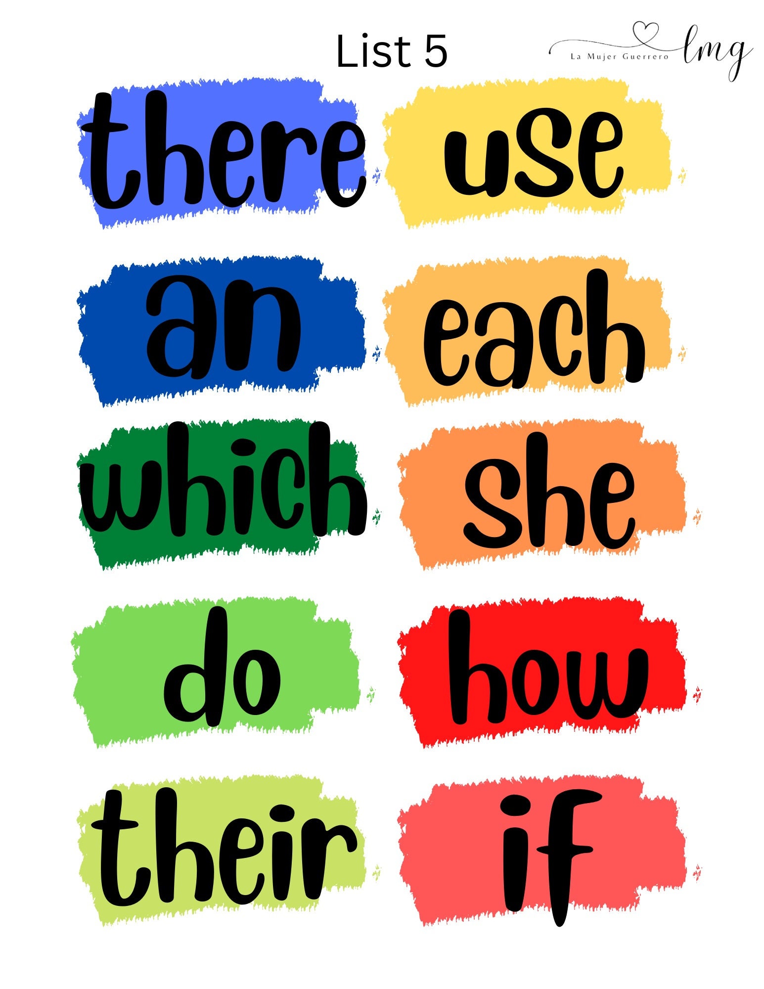 Kinder/first Grade Sight Words for Printing - Etsy