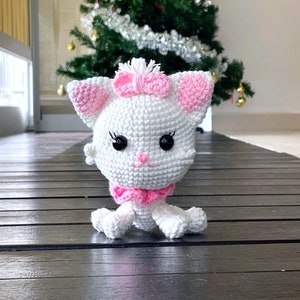 Patron PDF au crochet - Tutoriel super facile Chat mignon Amigurumi ...