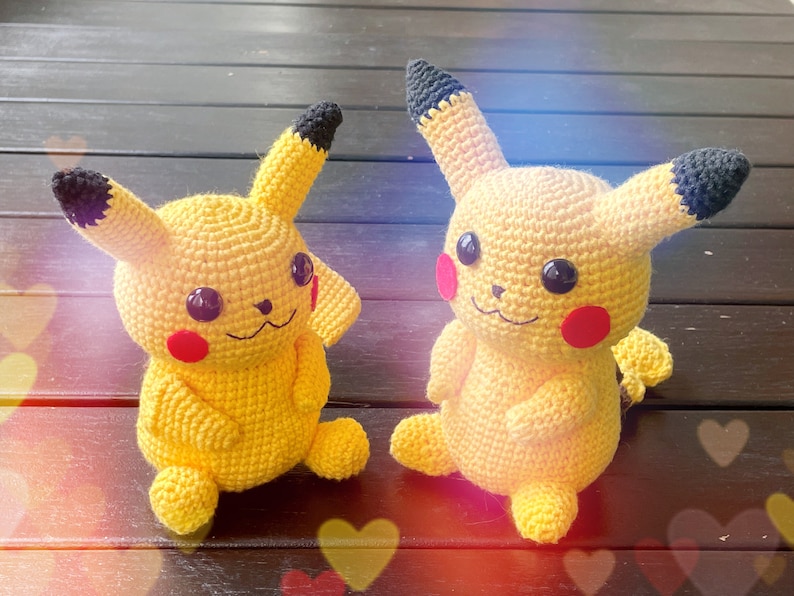 Crochet PDF Pattern Super Easy Tutorial Cute Pikachu - Etsy