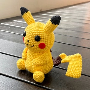 Crochet PDF Pattern - Super Easy Tutorial Cute Pikachu Amigurumi ...