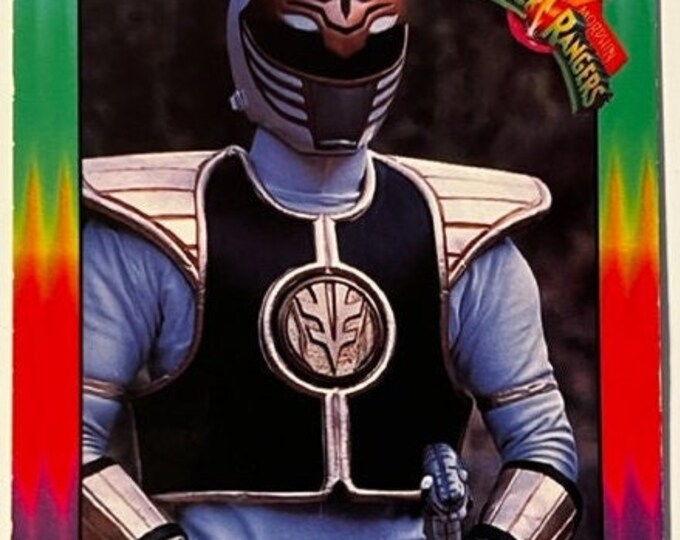 Mighty Morphin Power Rangers - THE WHITE RANGER- the New Season - Card ...