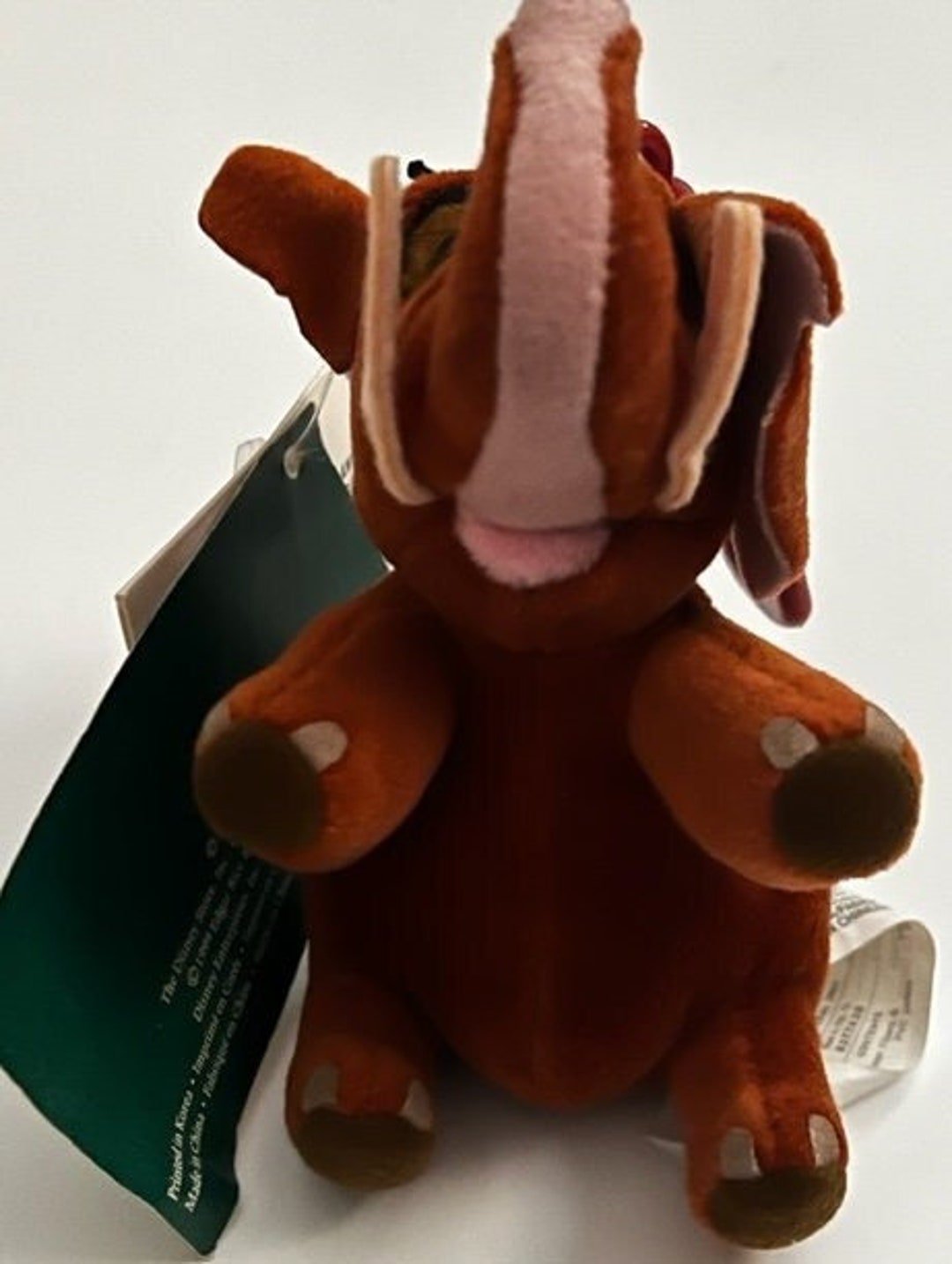 THE DISNEY STORE Bean Bag - Tarzan - Tantor Keychain (4") - Etsy