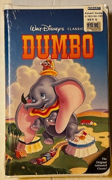 Walt Disneys Classic Dumbo Vhs Movie 024 6 Etsy