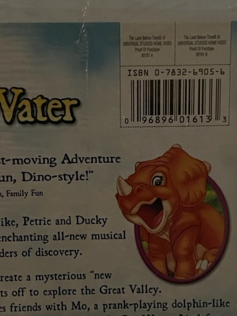 The Land Before Time IX - Journey to Big Water - VHS Movie (60161) - Etsy