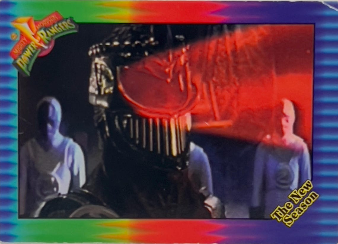 Mighty Morphin Power Rangers - ANGRY RULER - the New Season - Card #59 ...