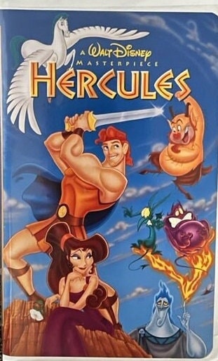A Walt Disney Masterpiece Hercules VHS Movie 9123 - Etsy