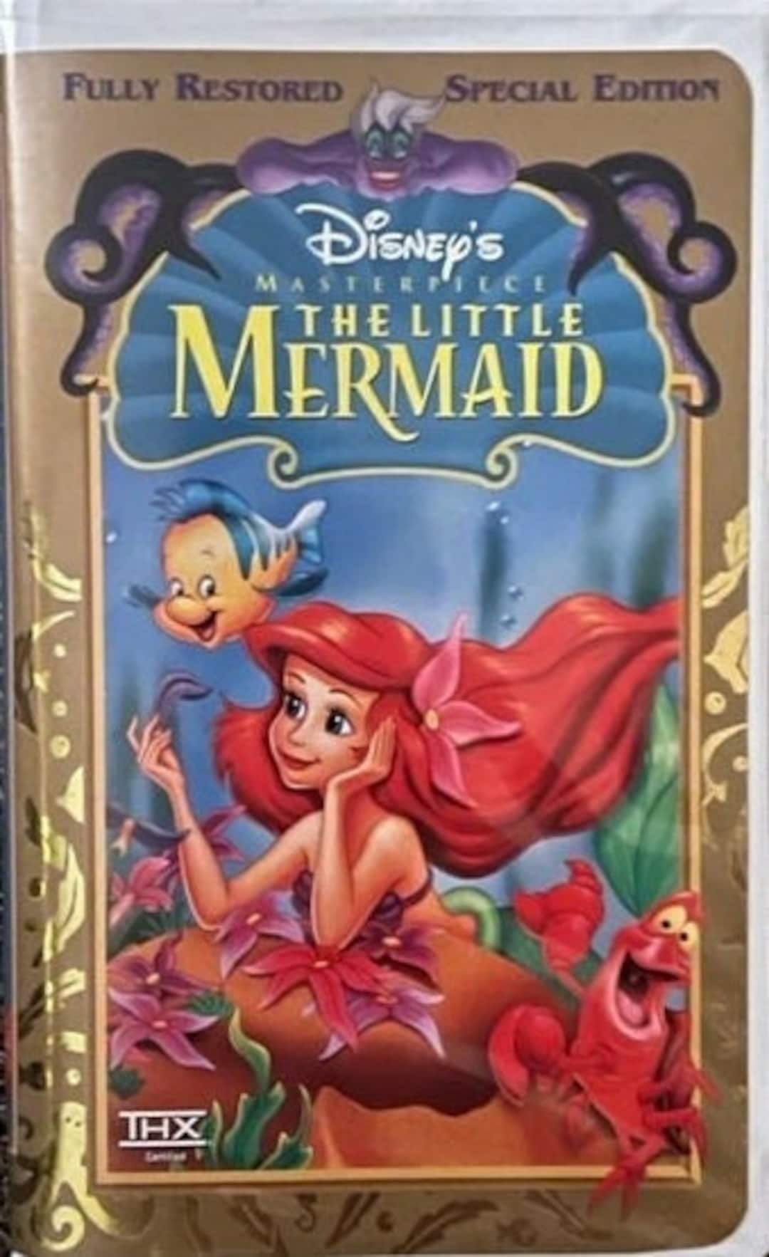 Disney's Masterpiece the Little Mermaid - Fully Restored Special Edition - VHS Movie - 12731 - Etsy
