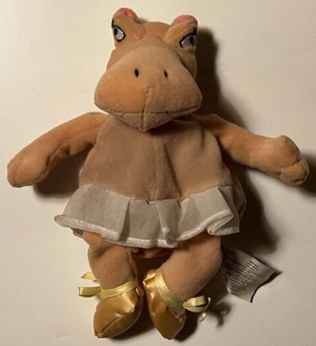 THE DISNEY STORE Bean Bag Fantasia Hippo 8 new Without Disney Hang Tag ...