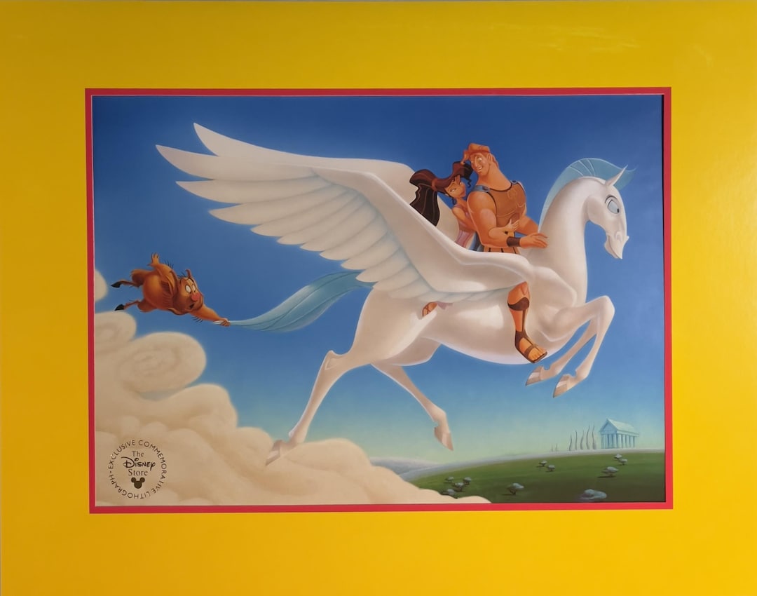 Disney's Hercules Exclusive Commemorative Lithograph - 1997 - Etsy