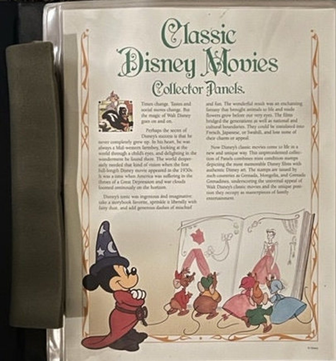 Classic Disney Movies Collector Panels - Postal Commemorative Society ...