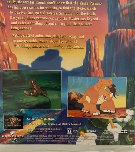 The Land Before Time VII - the Stone of Cold Fire - VHS Movie 84355) - Etsy