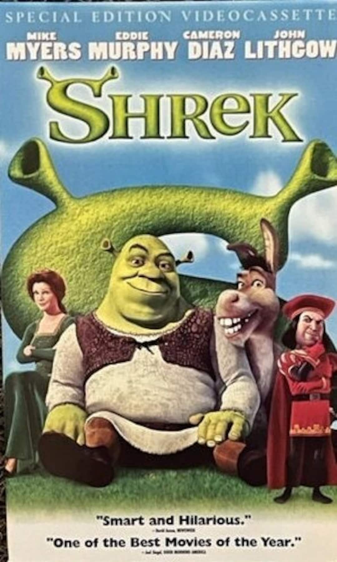 Special Edition Videocassette Shrek - VHS Movie (83670) - Etsy