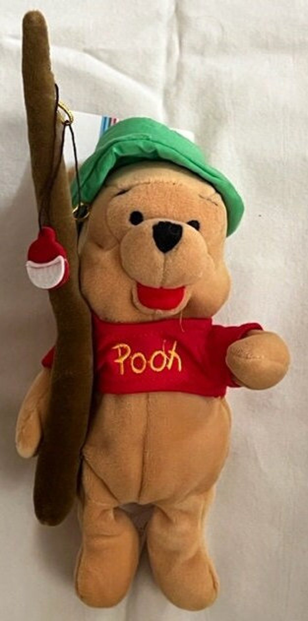 THE DISNEY STORE Bean Bag Winnie the Pooh Fishing Pooh 8 - Etsy