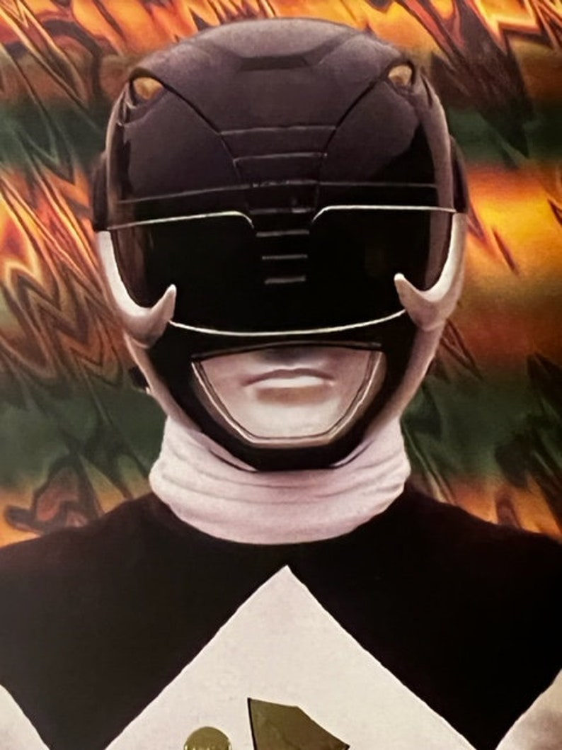 Mighty Morphin Power Rangers the BLACK RANGER the New - Etsy