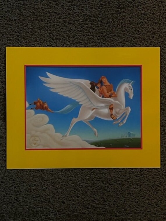 Disney's Hercules Exclusive Commemorative Lithograph - Etsy
