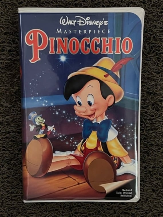 Walt Disney's Masterpiece Pinocchio VHS Movie 239 - Etsy