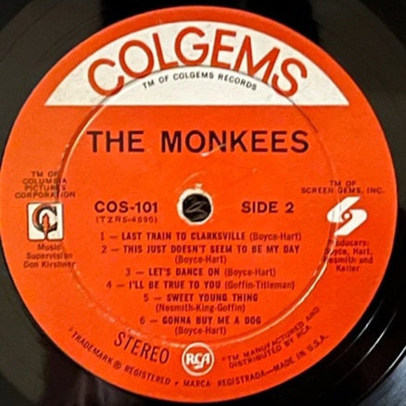 The Monkees Vinyl LP COS 101 Stereo - Etsy