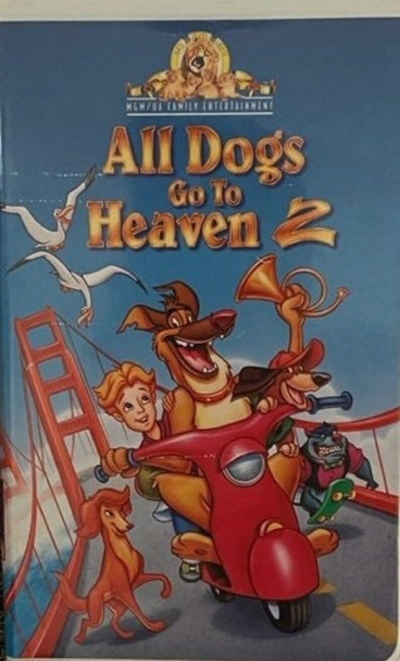 MGM Family Entertainment All Dogs Go to Heaven 2 VHS Movie M505541 - Etsy