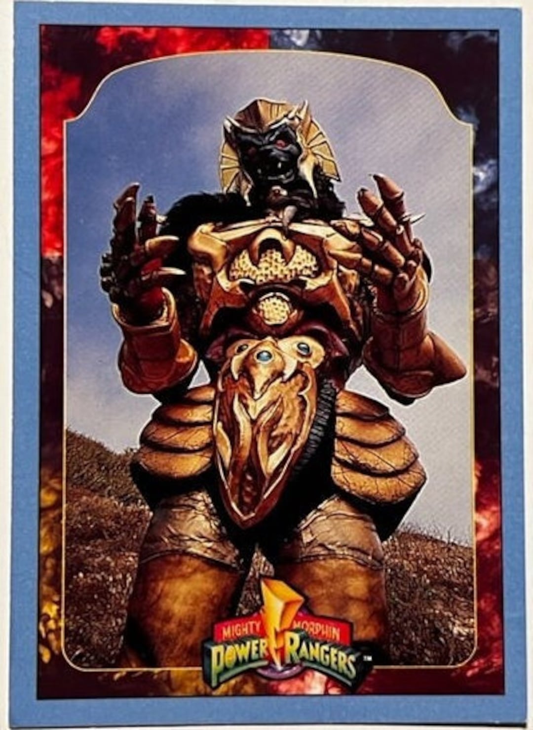 Mighty Morphin Power Rangers - GOLDAR - Series 2 - Card #79 - 1994 - Etsy