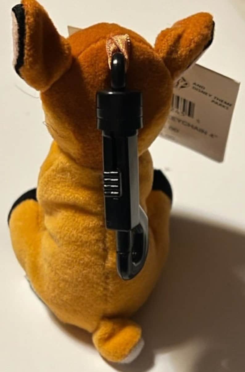 THE DISNEY STORE Bean Bag Bambi Bambi Keychain 4 - Etsy