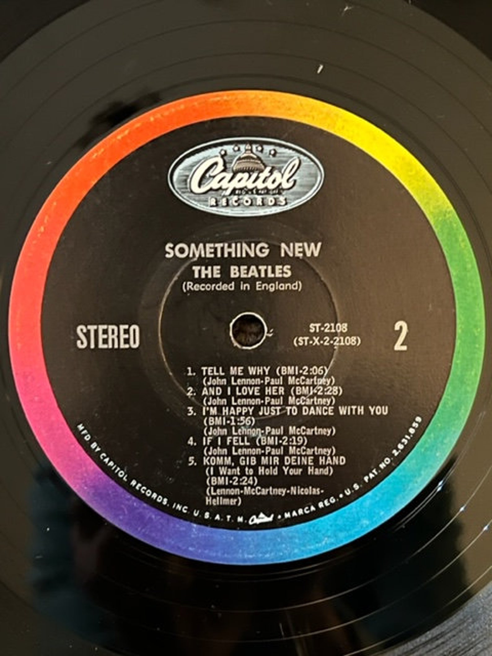 Something New - the Beatles - Vinyl LP (ST2108) - Etsy