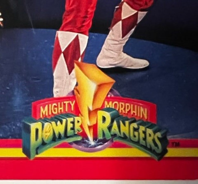 Mighty Morphin Power Rangers THE RED RANGER Card 32 1994 - Etsy