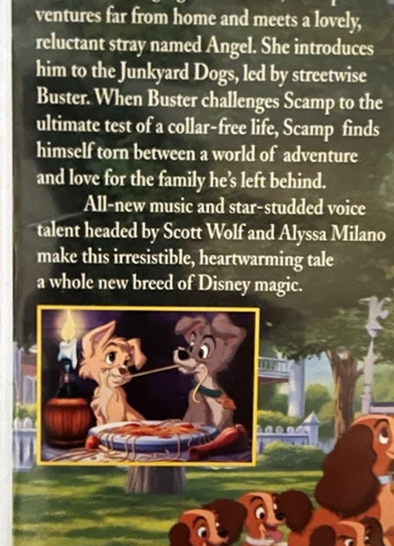 Walt Disney Pictures Presents Lady and the Tramp II - Scamp's Adventure ...