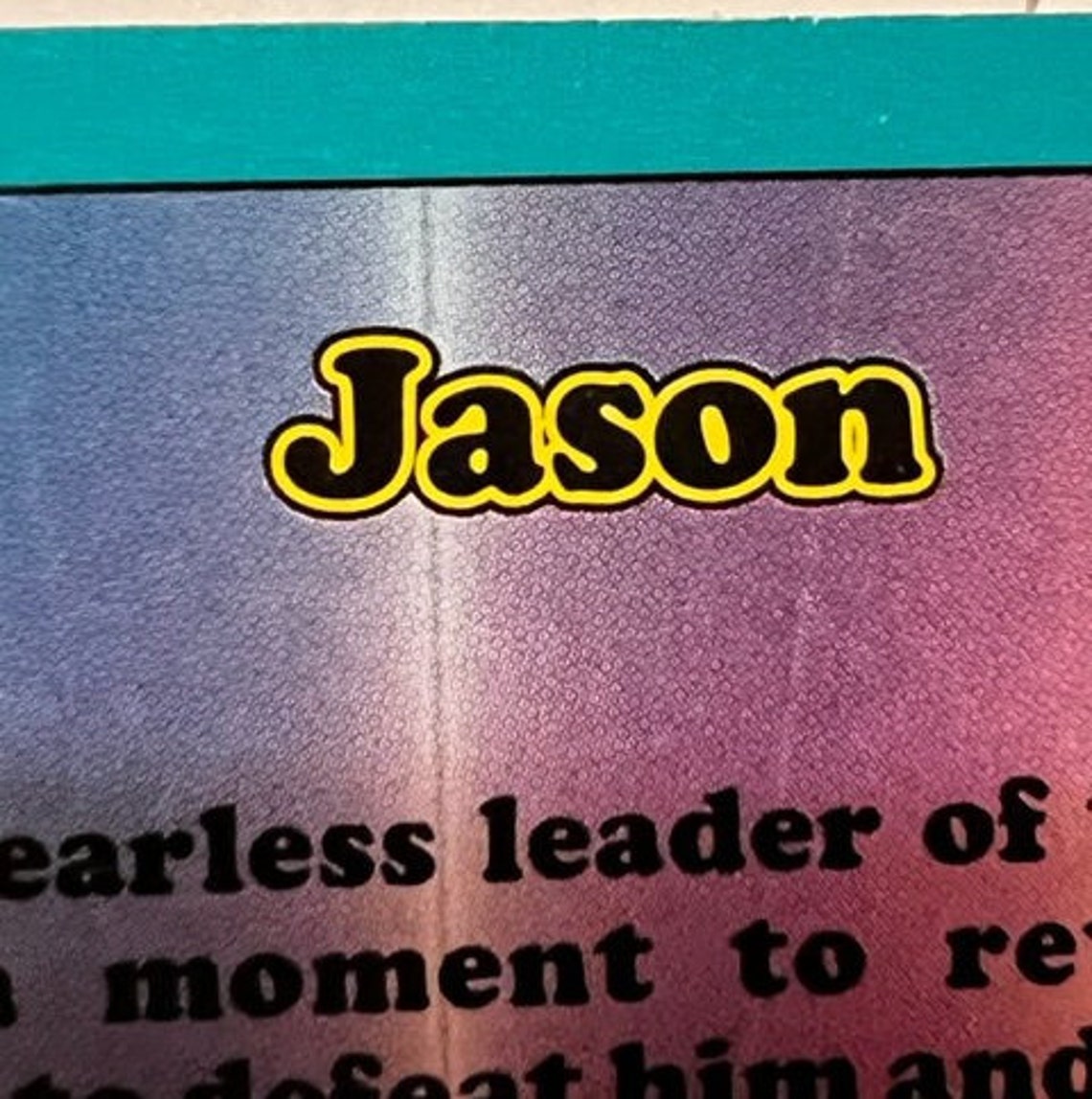 Mighty Morphin Power Rangers - JASON - Series 2 - Card #81 - 1994 - Etsy