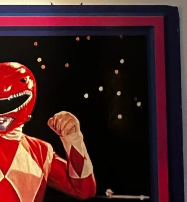 Mighty Morphin Power Rangers THE RED RANGER Card 32 1994 - Etsy