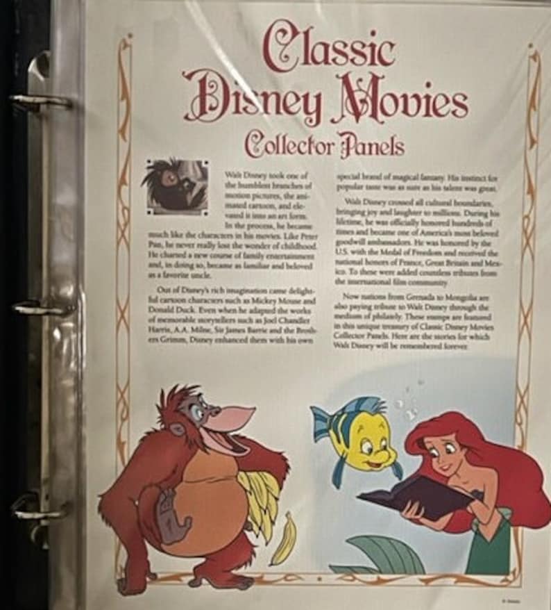 Classic Disney Movies Collector Panels - Postal Commemorative Society ...