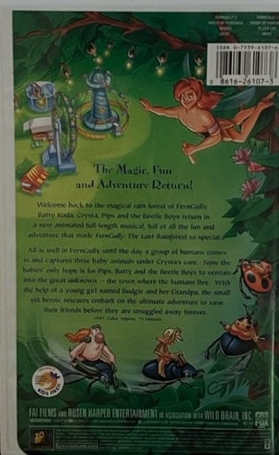 Ferngully 2 - the Magical Rescue - VHS Movie (6107) - Etsy Canada